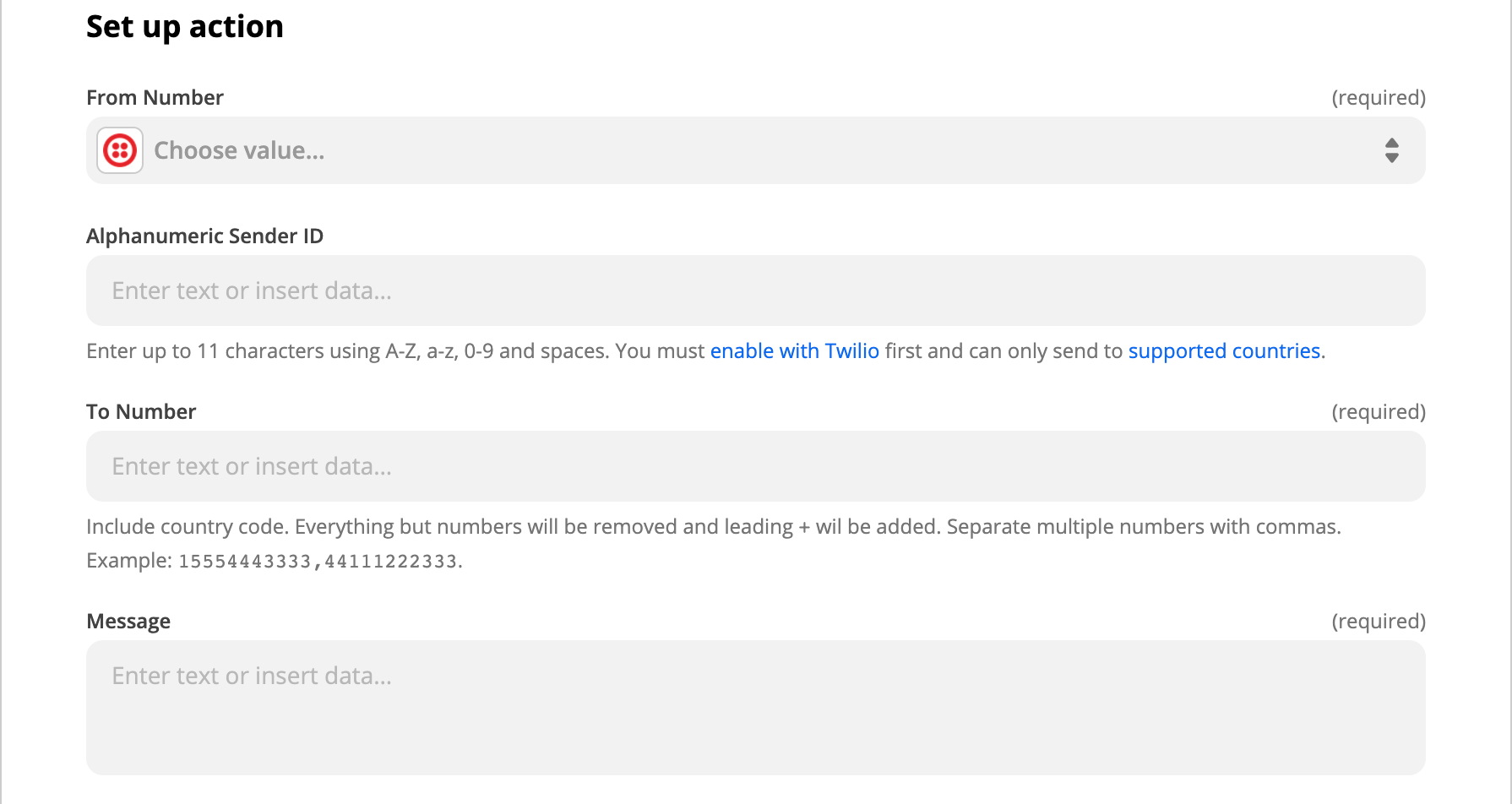 How to connect ShippyPro to Twilio via Zapier